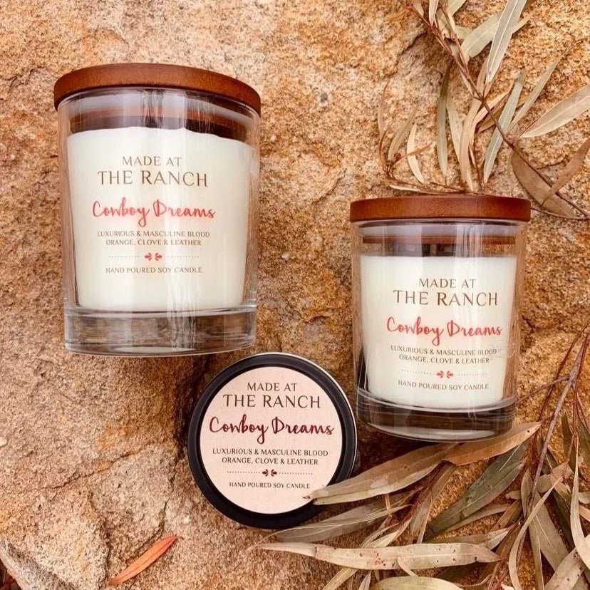 Made At The Ranch Cowboy Dreams Candle Australia | Billy Goats